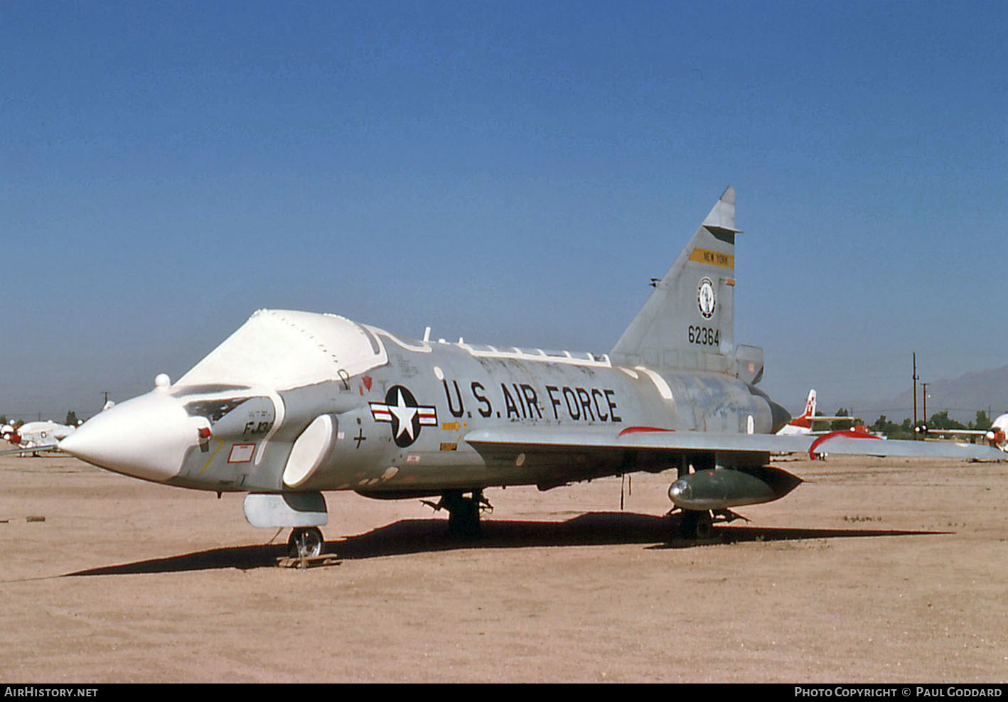 Aircraft Photo of 56-2364 / 62364 | Convair TF-102A Delta Dagger | USA ...