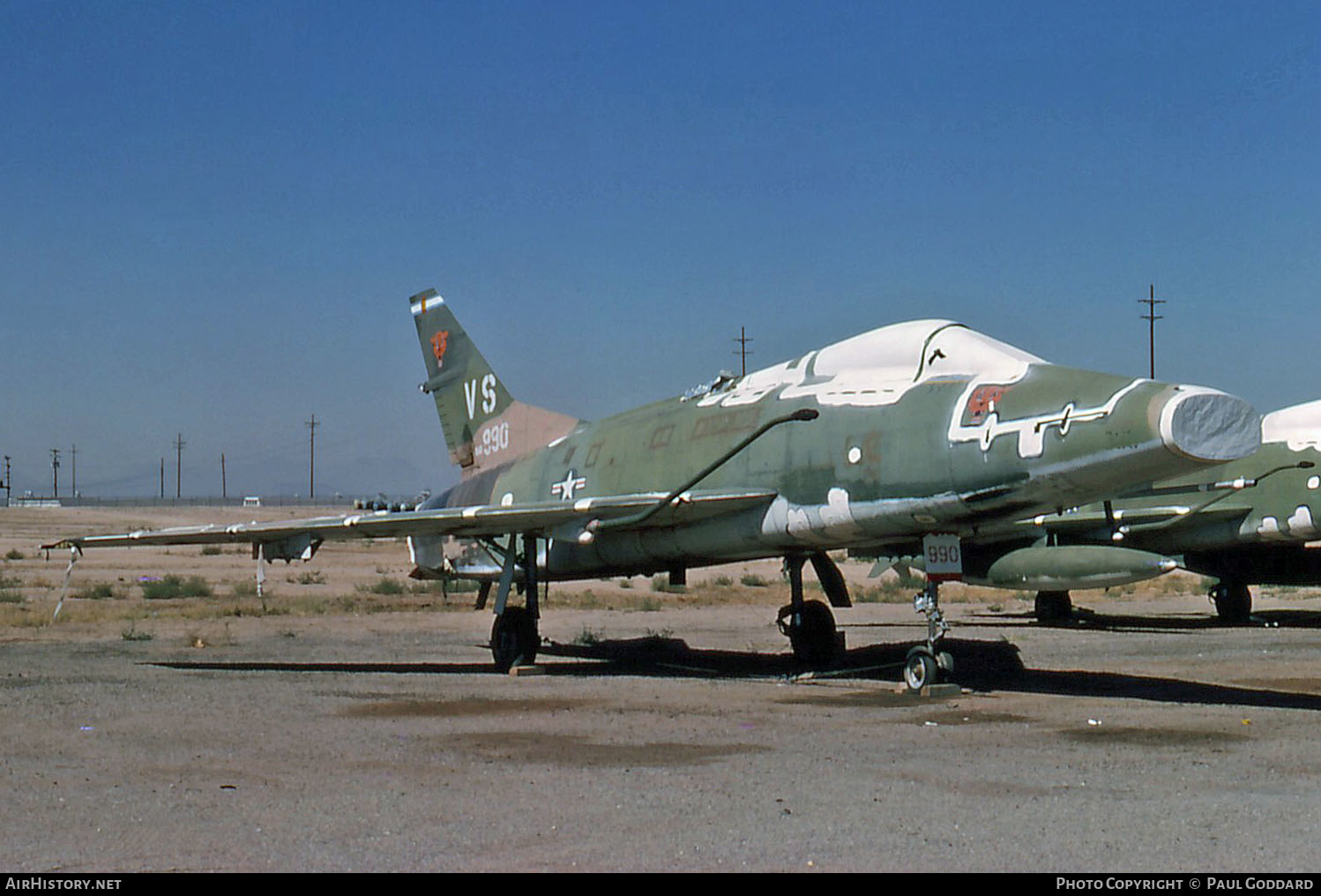 Aircraft Photo of 54-1990 / 54-990 | North American F-100C Super Sabre | USA - Air Force ...
