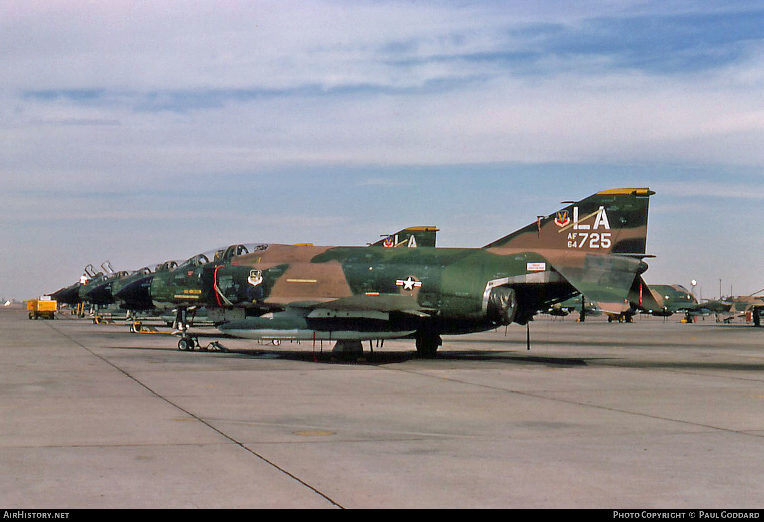 Aircraft Photo Of 64 0725 Af64 725 Mcdonnell F 4c Phantom Ii Usa
