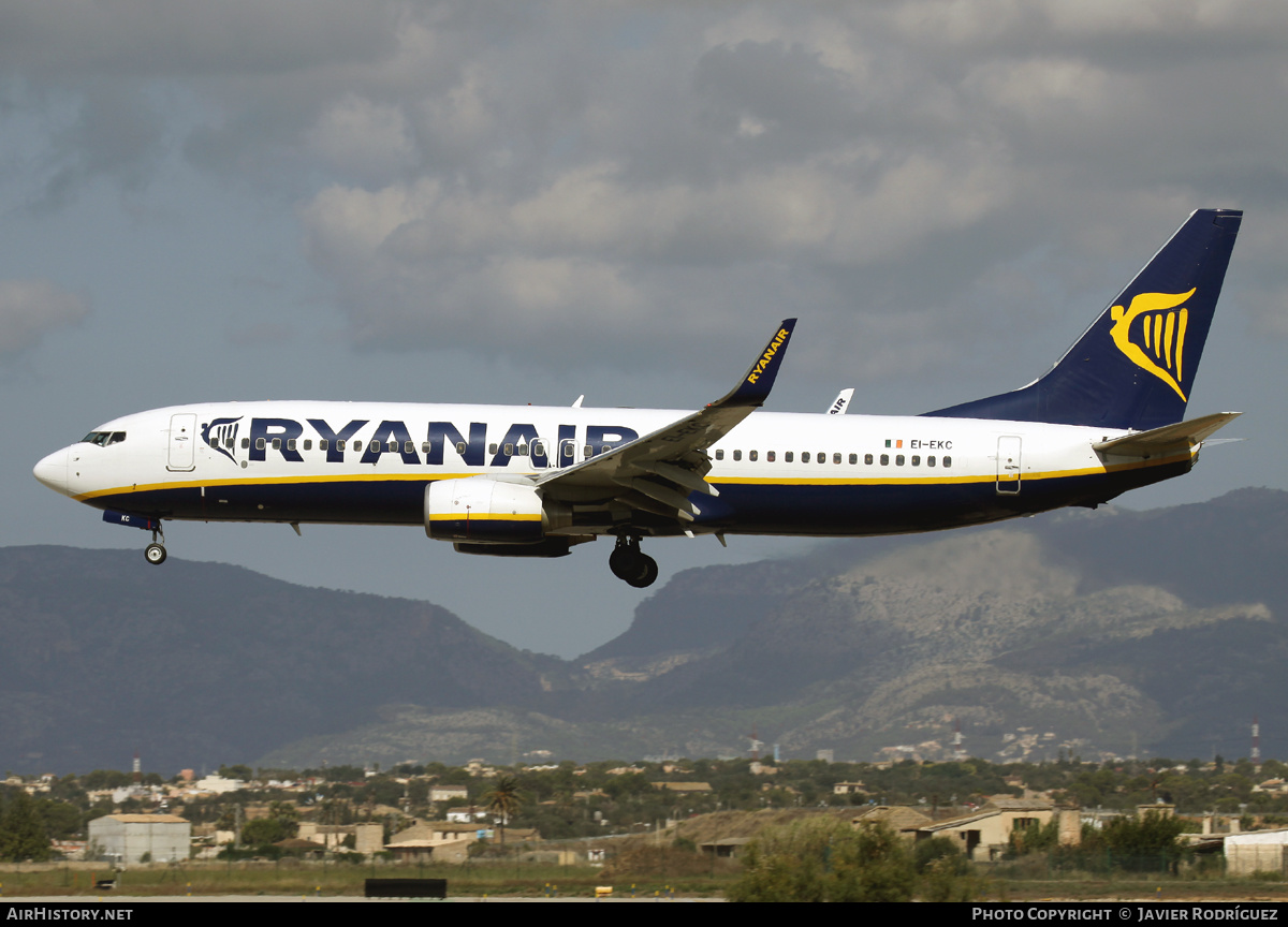 Aircraft Photo of EI-EKC | Boeing 737-8AS | Ryanair | AirHistory.net ...
