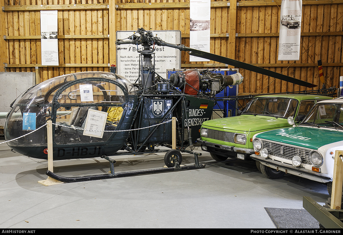 Aircraft Photo of D-HBJI | Sud SA-318C Alouette II | Bundesgrenzschutz ...
