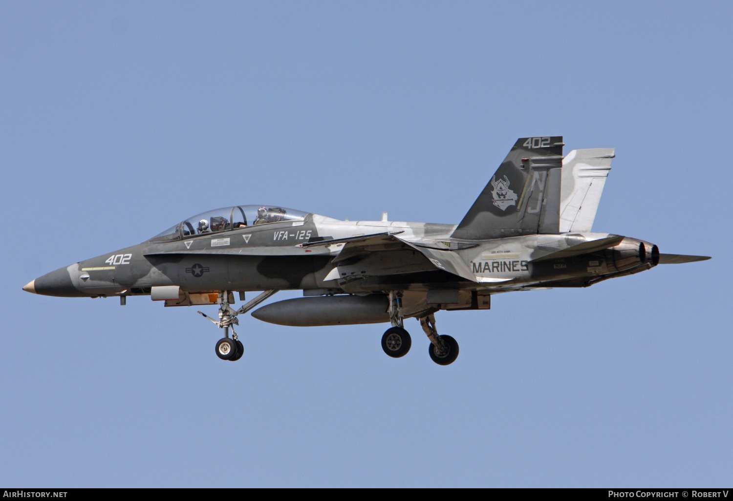 Aircraft Photo of 162864 | McDonnell Douglas F/A-18B Hornet | USA - Marines | AirHistory.net #618891