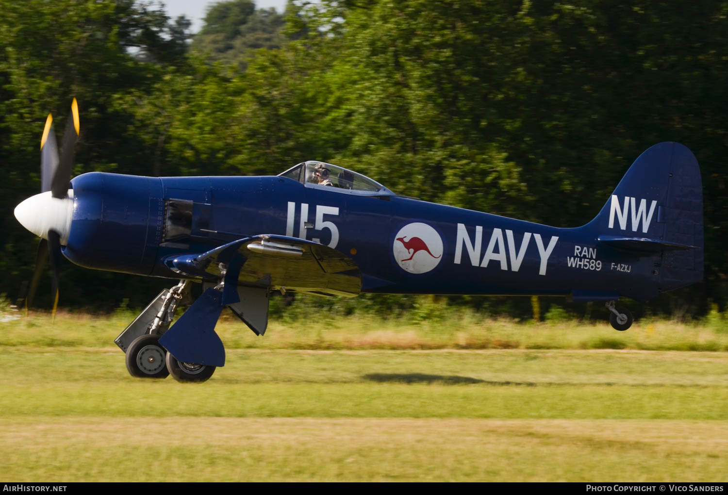 Aircraft Photo of F-AZXJ / WH589 | Hawker Sea Fury FB11 | Australia ...