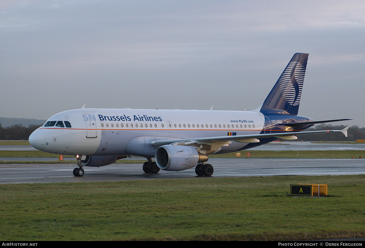 Aircraft Photo of OO-SSG | Airbus A319-112 | SN Brussels Airlines ...