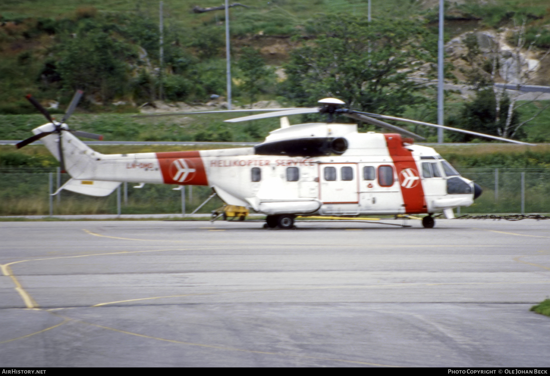 Aircraft Photo of LN-OMD | Aerospatiale AS-332L Super Puma | Helikopter Service | AirHistory.net ...