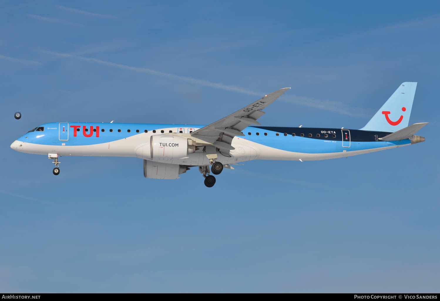 Aircraft Photo of OO-ETA | Embraer 195-E2 (ERJ-190-400) | TUI ...