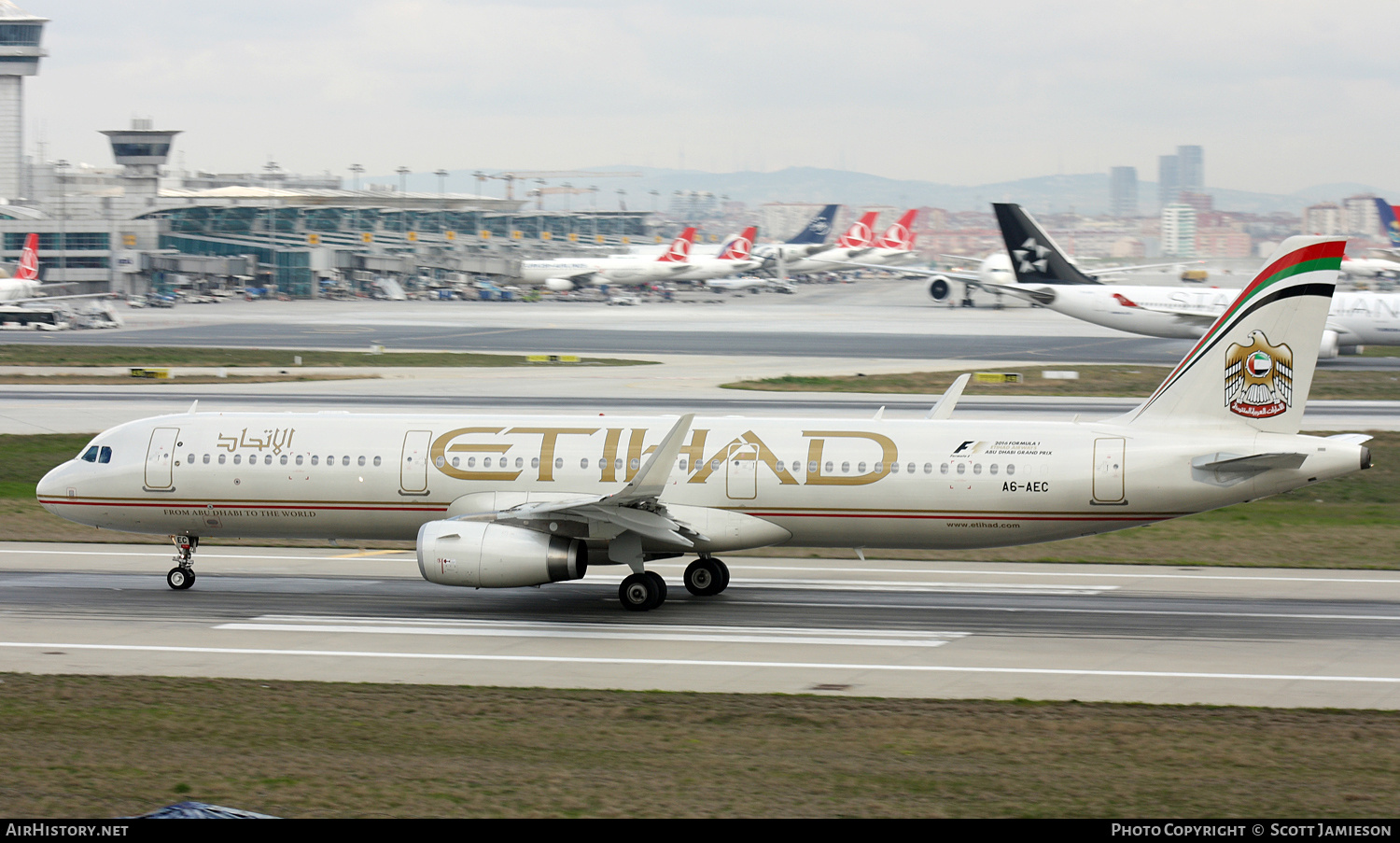 Aircraft Photo of A6-AEC | Airbus A321-231 | Etihad Airways ...