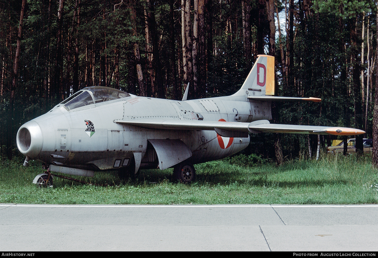 Aircraft Photo of D red / 29588 | Saab J29F Tunnan | Austria - Air ...