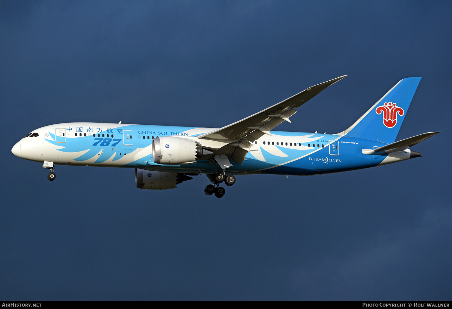 Aircraft Photo of B-2788 | Boeing 787-8 Dreamliner | China Southern ...