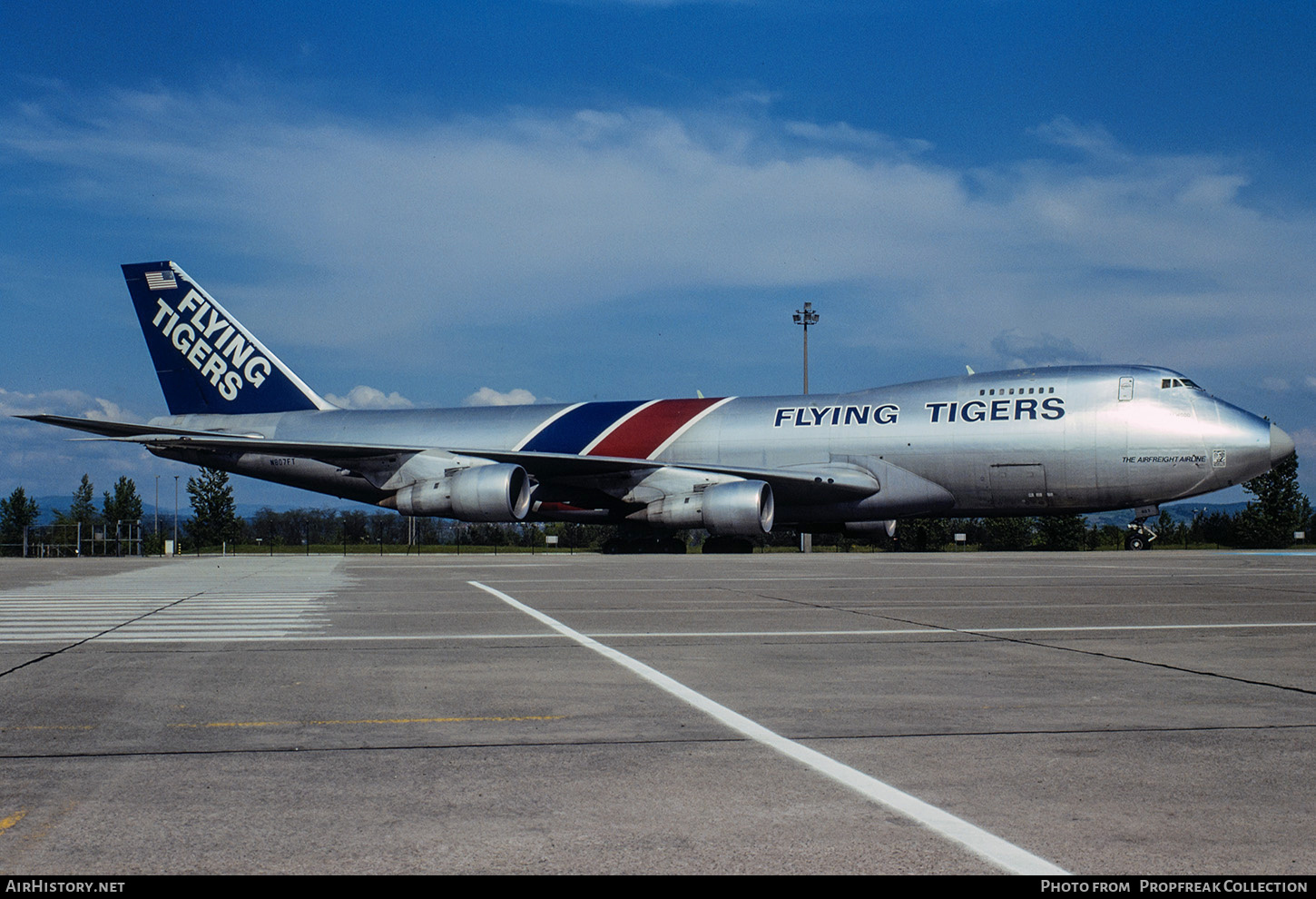 Aircraft Photo of N807FT | Boeing 747-249F/SCD | Flying Tigers ...