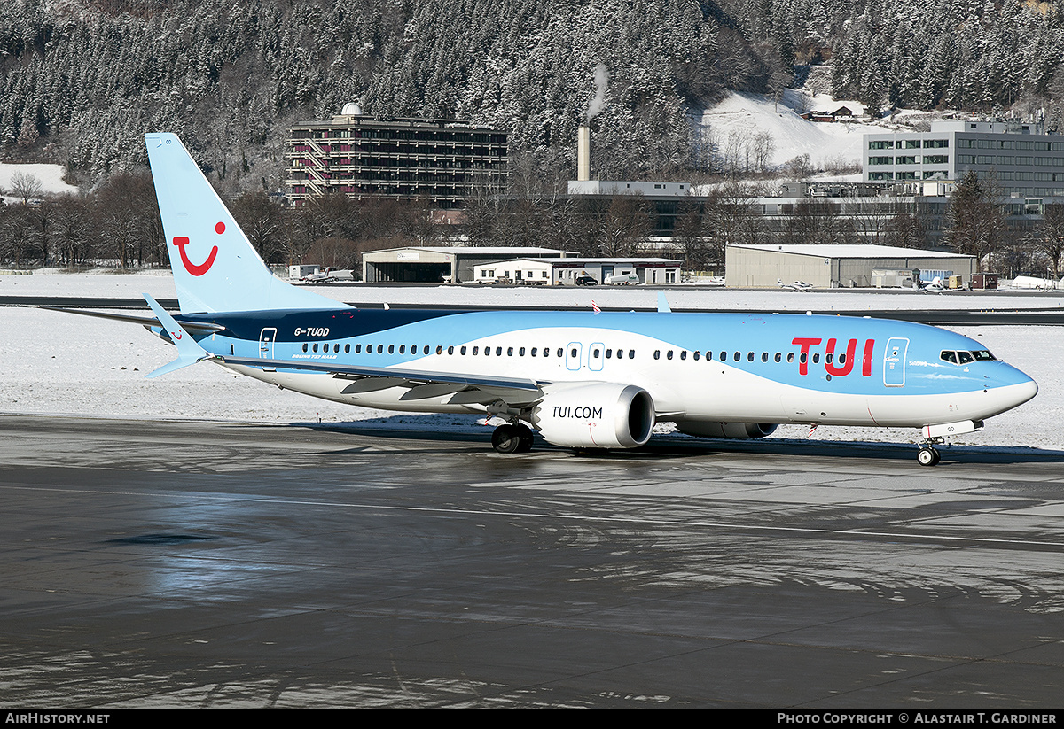 Aircraft Photo of G-TUOD | Boeing 737-8 Max 8 | TUI | AirHistory.net ...