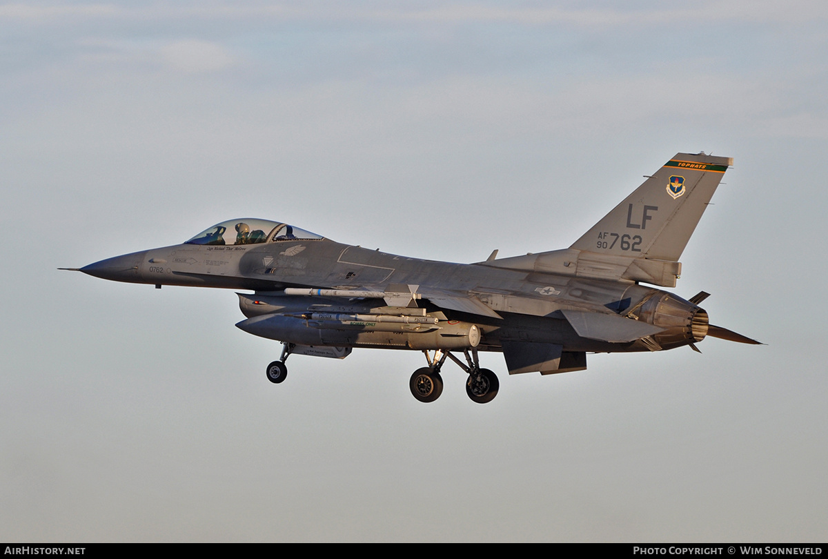 Aircraft Photo of 90-0762 / AF90-762 | General Dynamics F-16CM Fighting ...