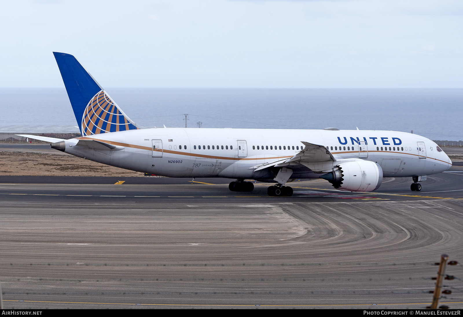 Aircraft Photo of N26902 | Boeing 787-8 Dreamliner | United Airlines ...