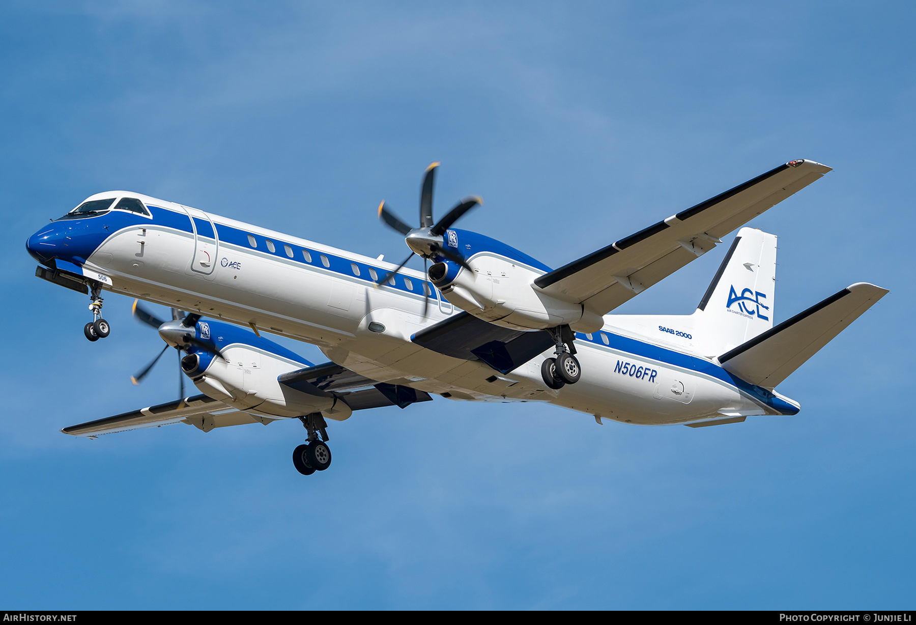 Aircraft Photo of N506FR | Saab 2000 | ACE - Air Charter Express | AirHistory.net #680916
