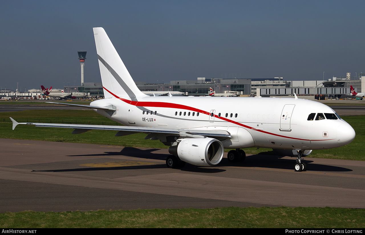 Aircraft Photo of OE-LUX | Airbus ACJ318 (A318-112/CJ) | Tyrolean Jet Service | AirHistory.net ...