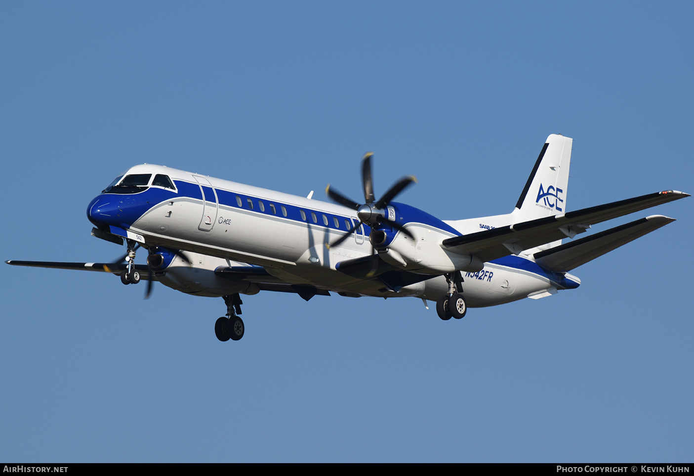 Aircraft Photo of N542FR | Saab 2000 | ACE - Air Charter Express | AirHistory.net #684439