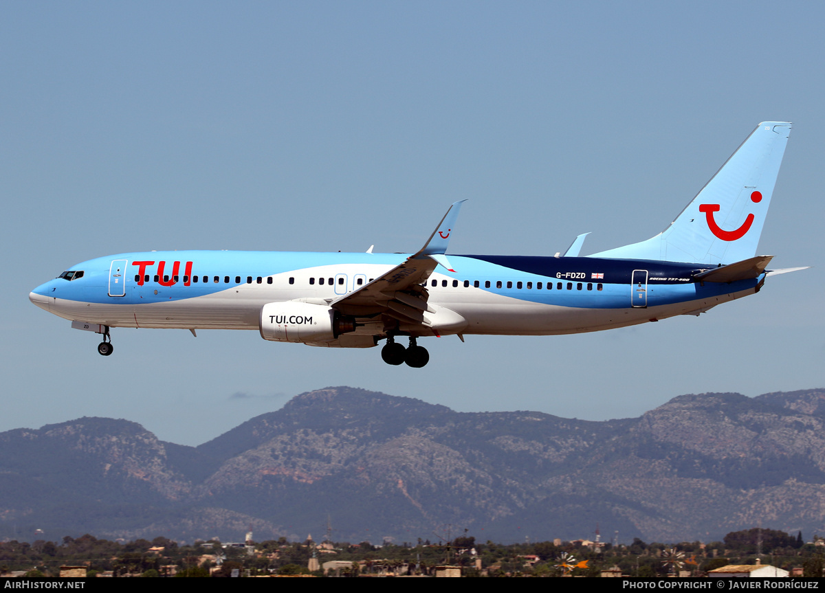 Aircraft Photo of G-FDZD | Boeing 737-8K5 | TUI | AirHistory.net #689359