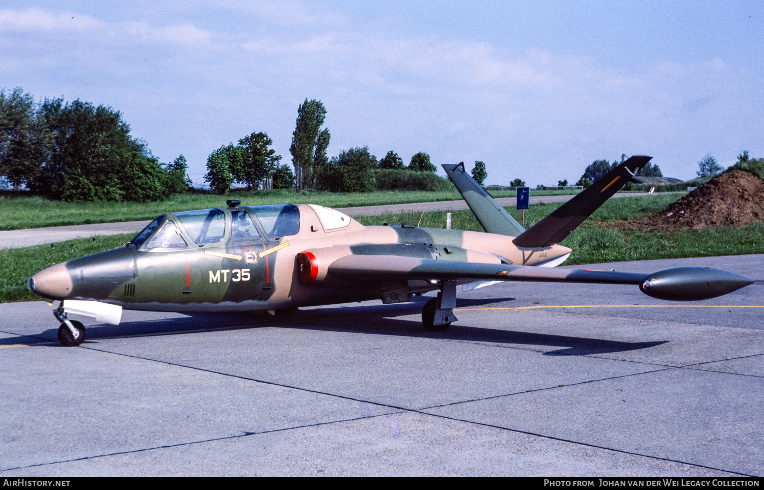 Aircraft Photo of MT35 | Fouga CM-170R Magister | Belgium - Air Force ...