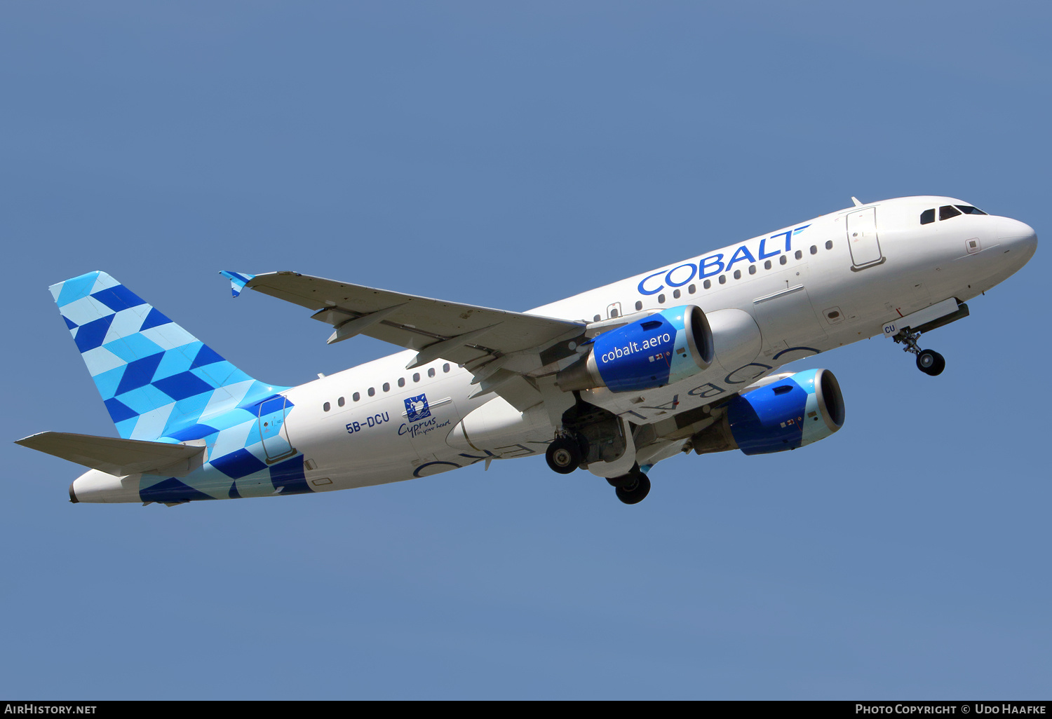 Aircraft Photo of 5B-DCU | Airbus A319-112 | Cobalt Air | AirHistory ...