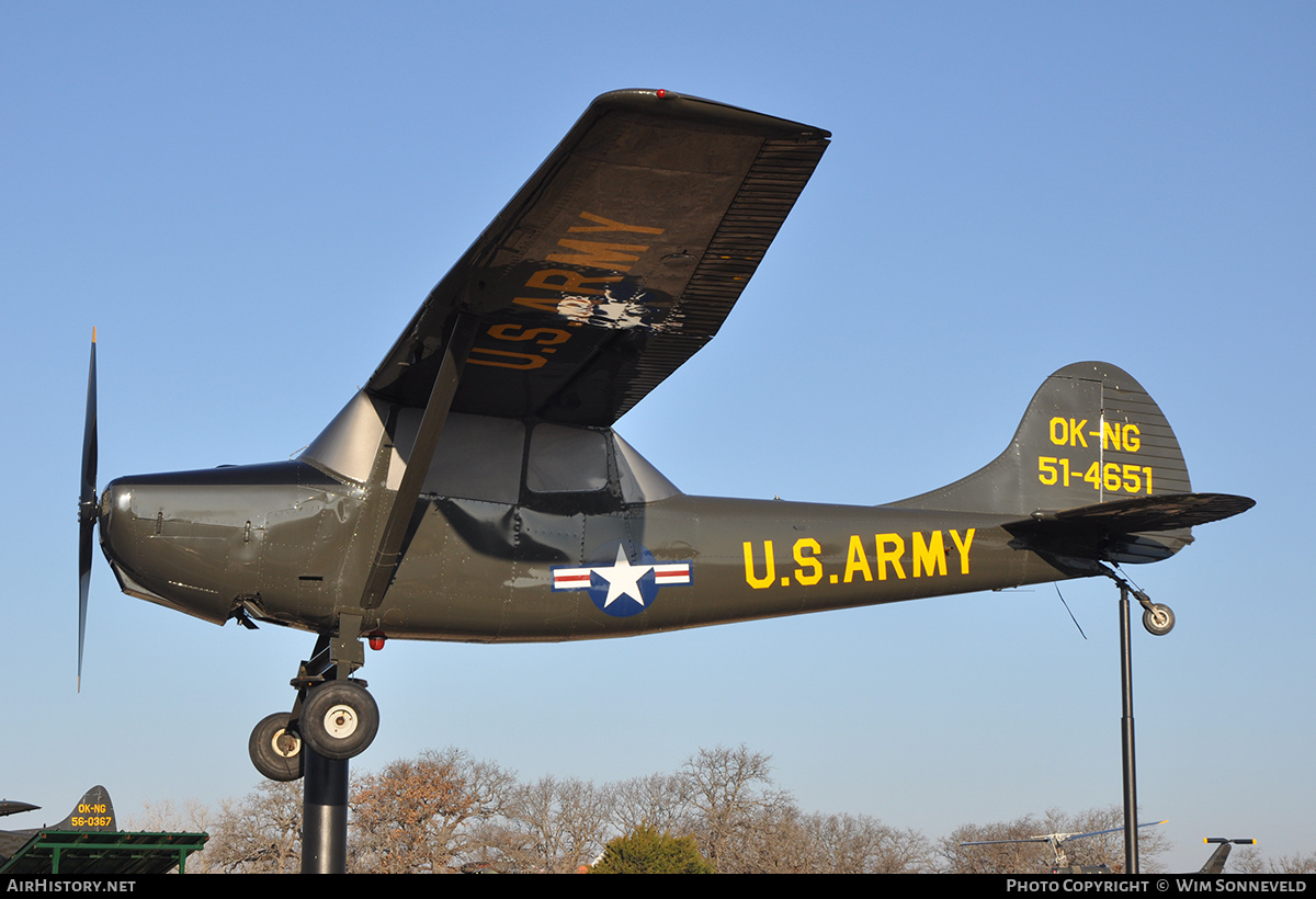 Aircraft Photo of 51-4651 | Cessna O-1A Bird Dog (305A/L-19A) | USA - Army | AirHistory.net #695750