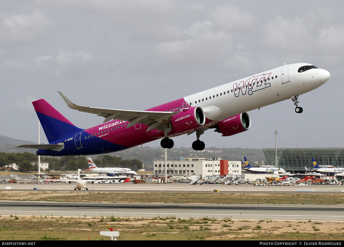Aircraft Photo of G-WUNC | Airbus A321-271NX | Wizz Air | AirHistory ...