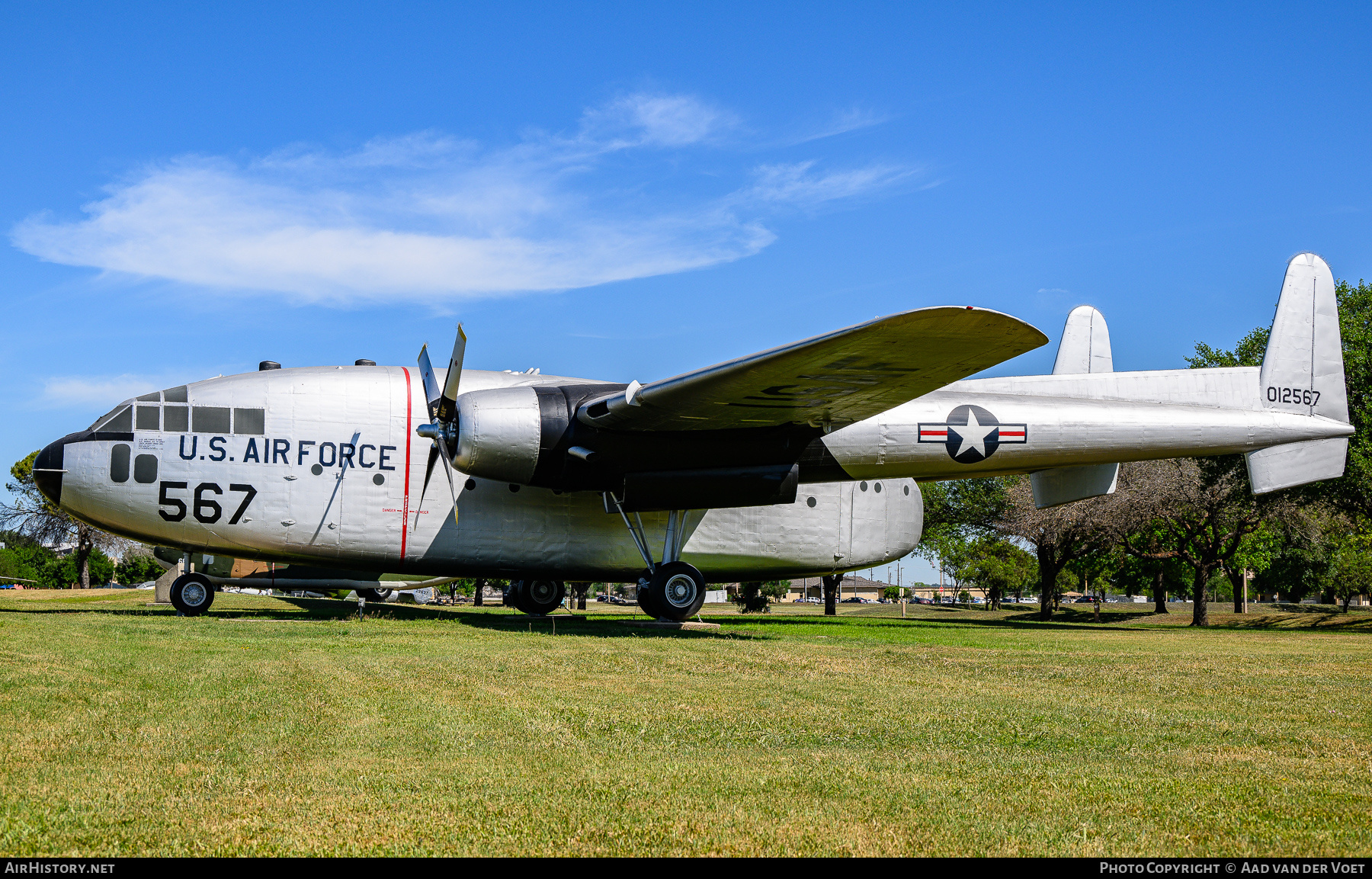 Aircraft Photo of 51-2567 / 012567 | Fairchild C-119C Flying Boxcar ...