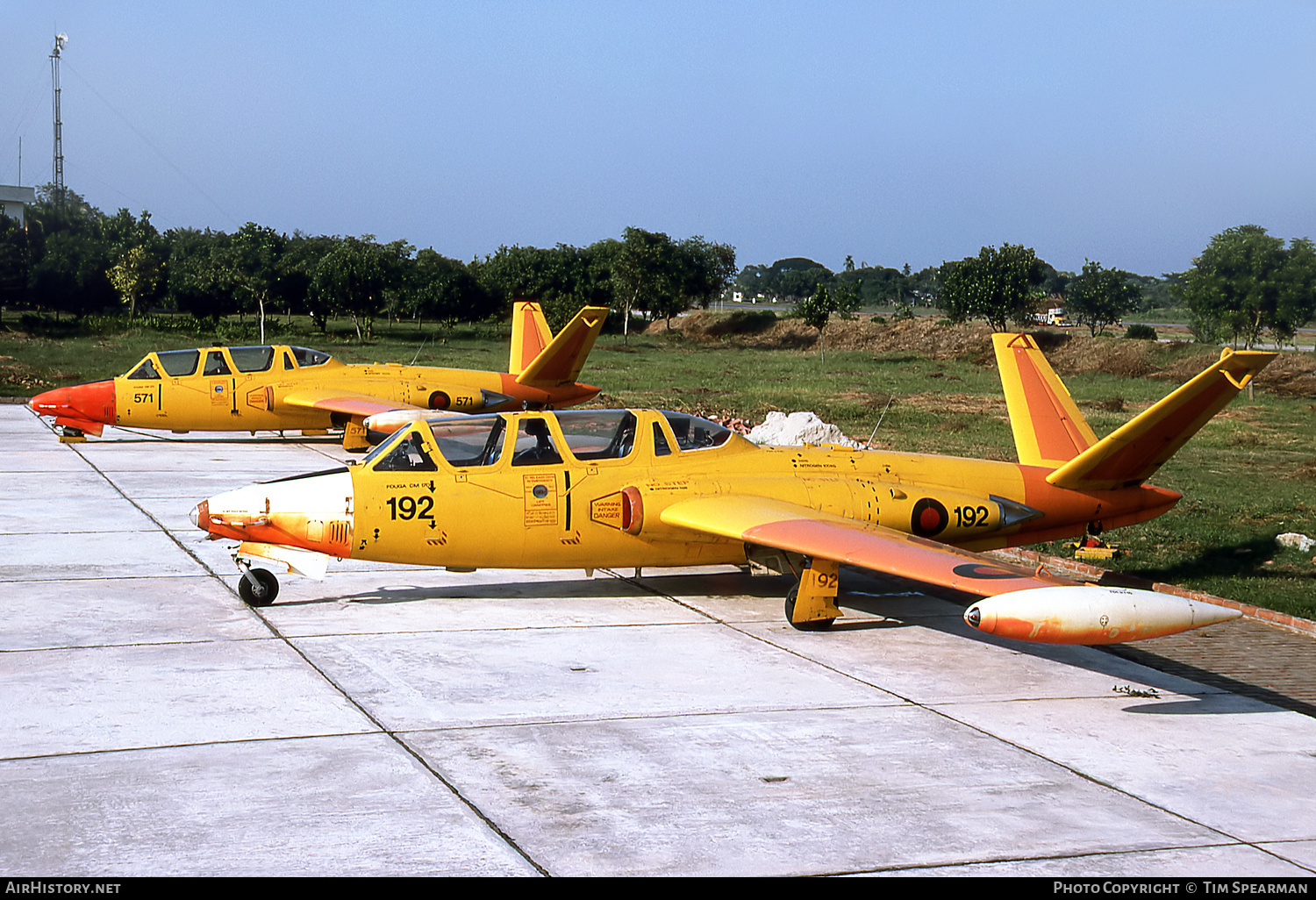 Aircraft Photo of 192 | Fouga CM-170R Magister | Bangladesh - Air Force ...