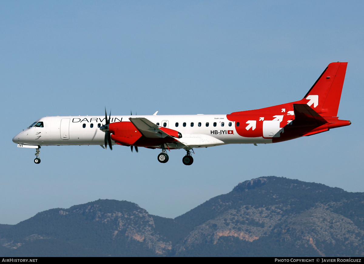 Aircraft Photo of HB-IYI | Saab 2000 | Darwin Airline | AirHistory.net ...