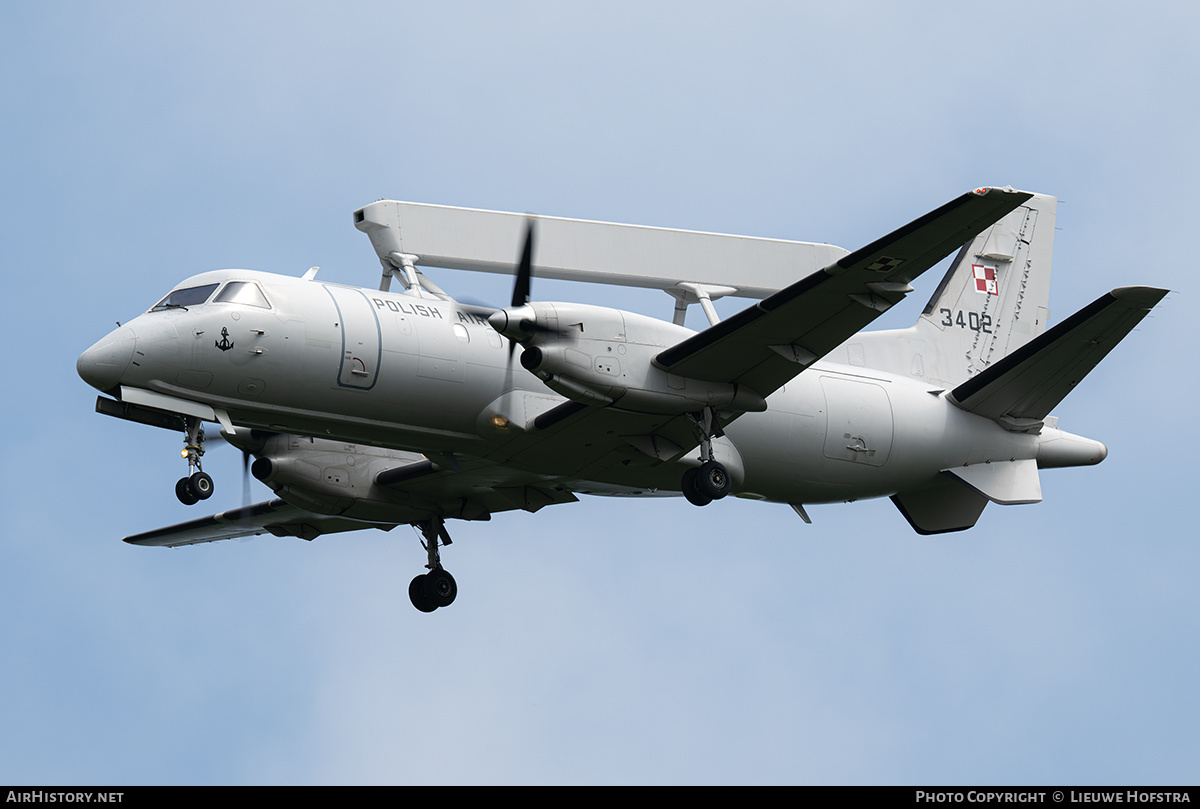 Aircraft Photo of 3402 | Saab S100B Argus (340AEW) | Poland - Air Force ...