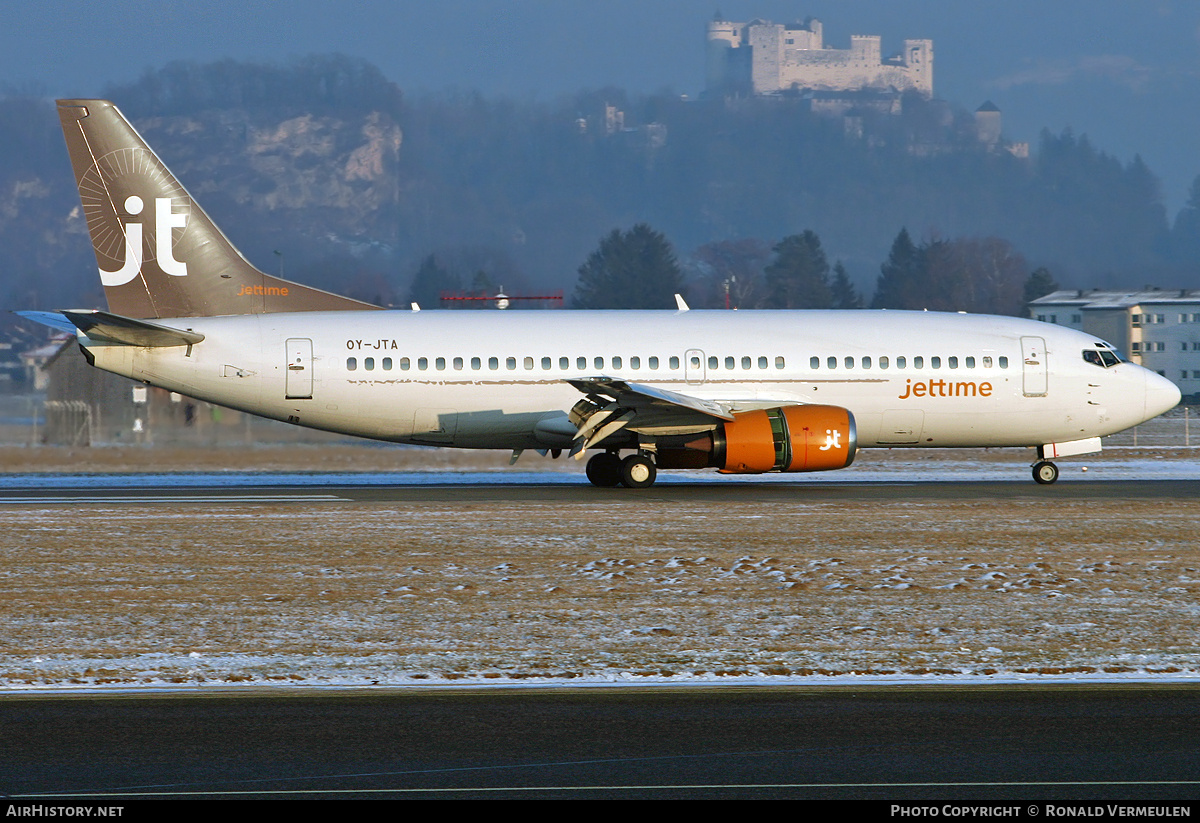 Aircraft Photo of OY-JTA | Boeing 737-33A | Jettime | AirHistory.net #712306