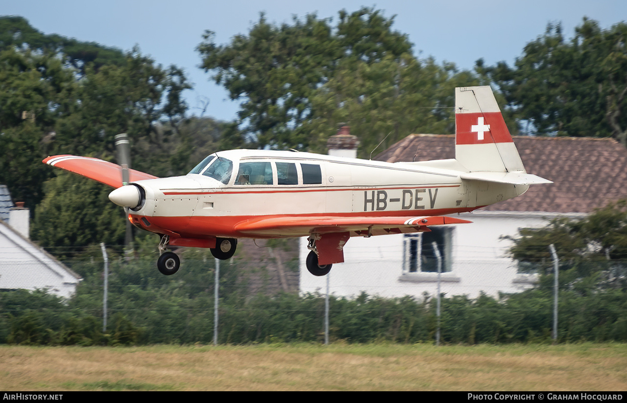 Aircraft Photo of HB-DEV | Mooney M-20F Executive | AirHistory.net #714958