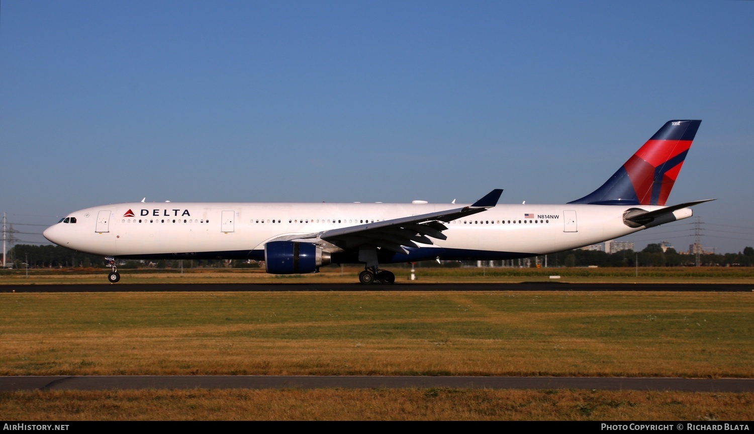 Aircraft Photo of N814NW | Airbus A330-323 | Delta Air Lines ...