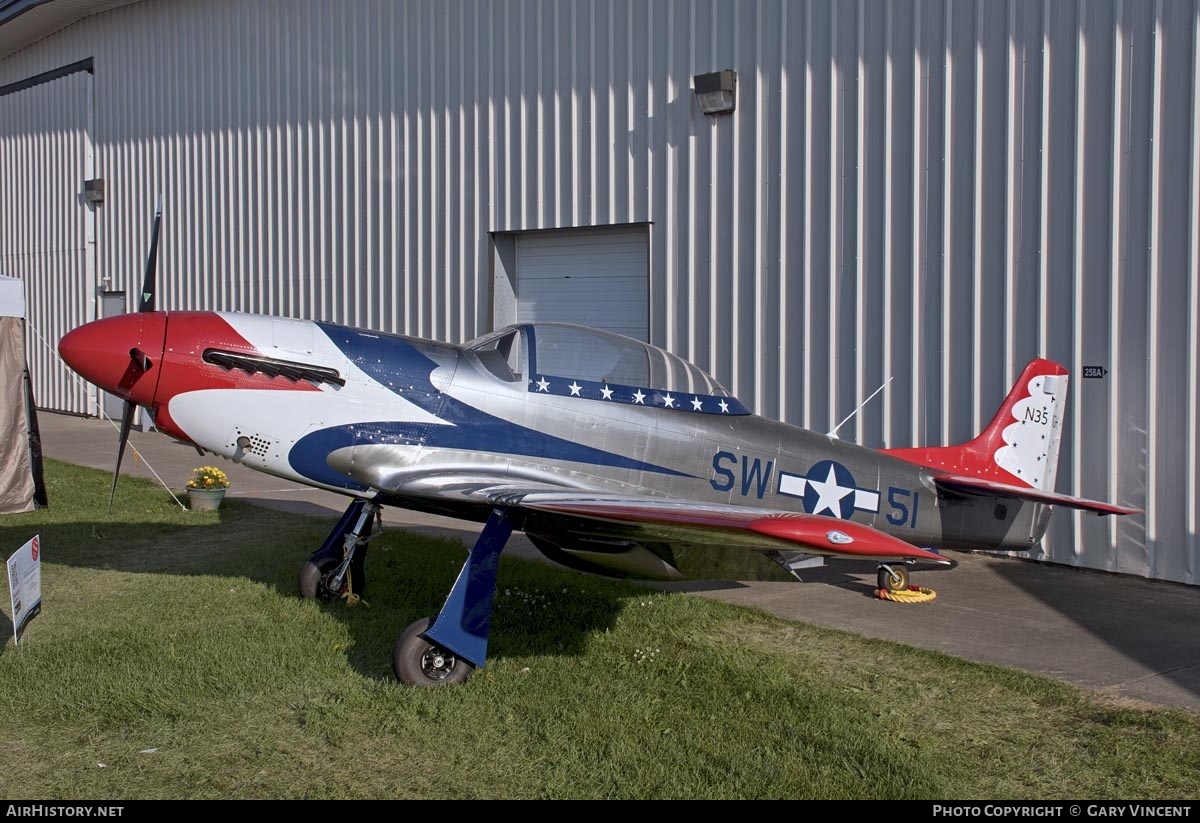 Aircraft Photo of N351GH | ScaleWings SW-51 Mustang | USA - Air Force ...