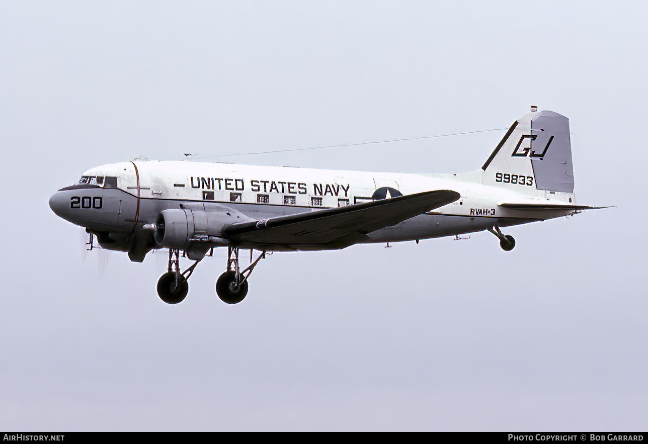 Aircraft Photo of 99833 | Douglas R4D-7 Skytrain | USA - Navy ...