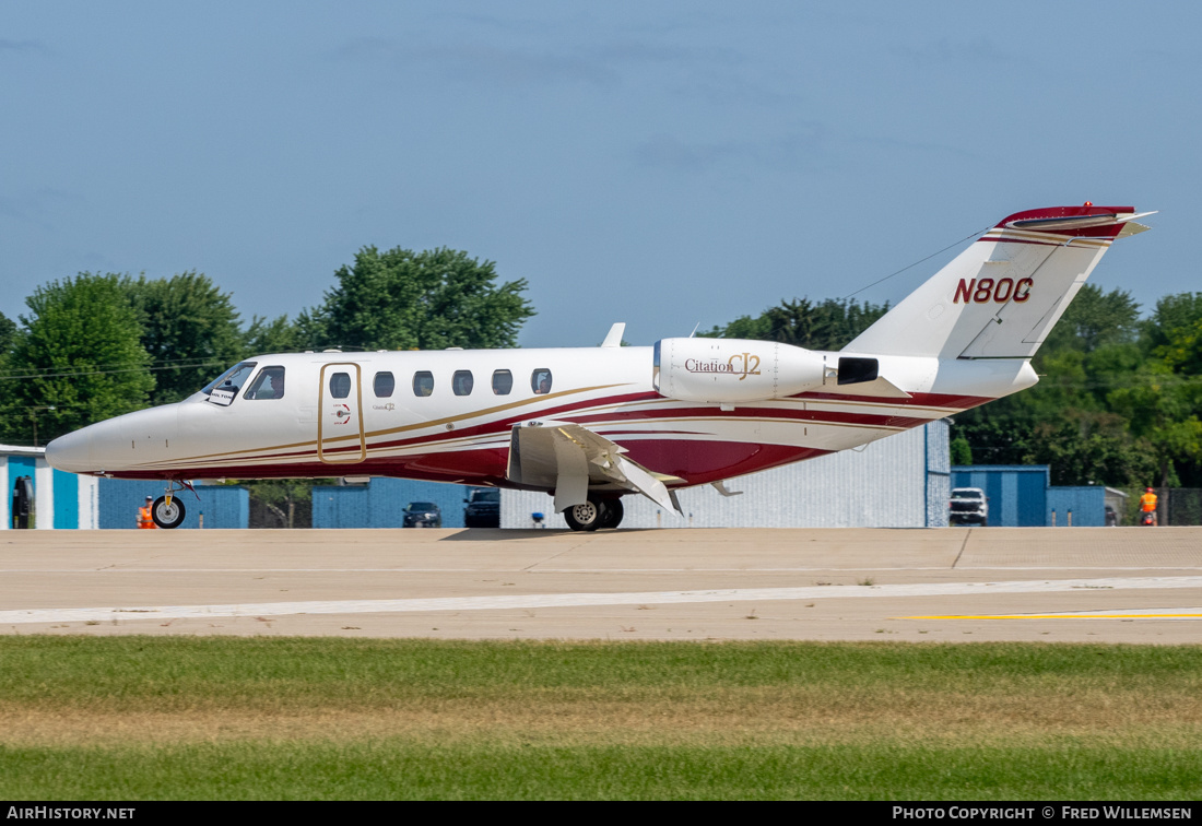 Aircraft Photo of N80C | Cessna 525A CitationJet CJ2 | AirHistory.net #720345