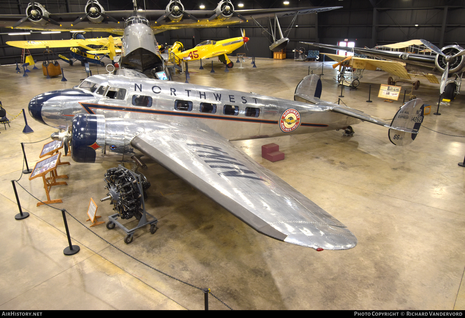 Aircraft Photo of NC14262 | Lockheed 10-A Electra | Northwest Airlines ...