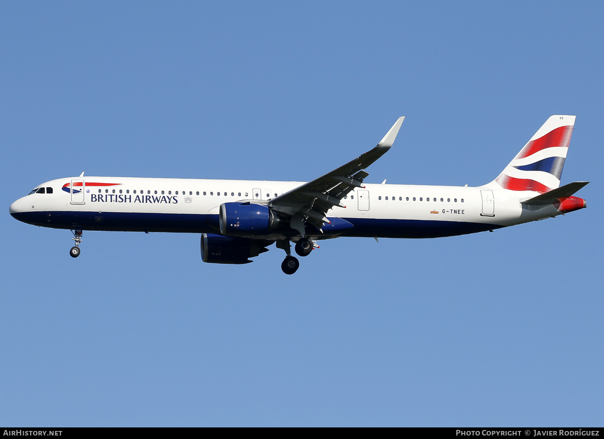 Aircraft Photo of G-TNEE | Airbus A321-251NX | British Airways | AirHistory.net #729245