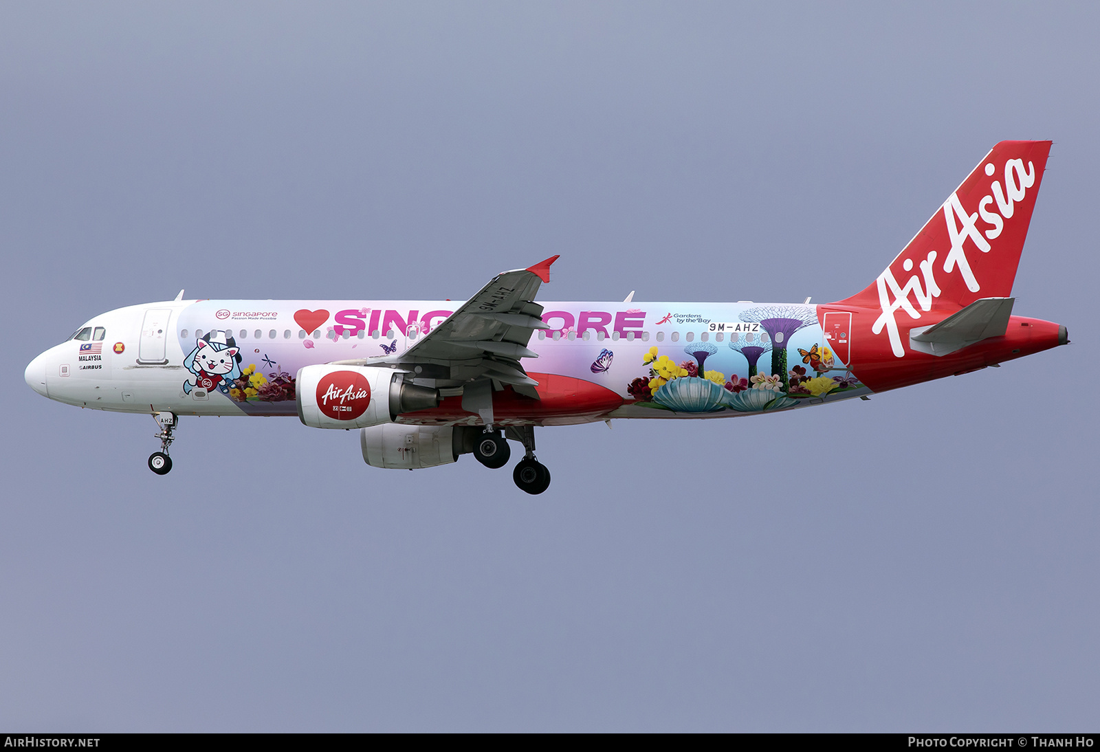Aircraft Photo of 9M-AHZ | Airbus A320-216 | AirAsia | AirHistory.net #729382