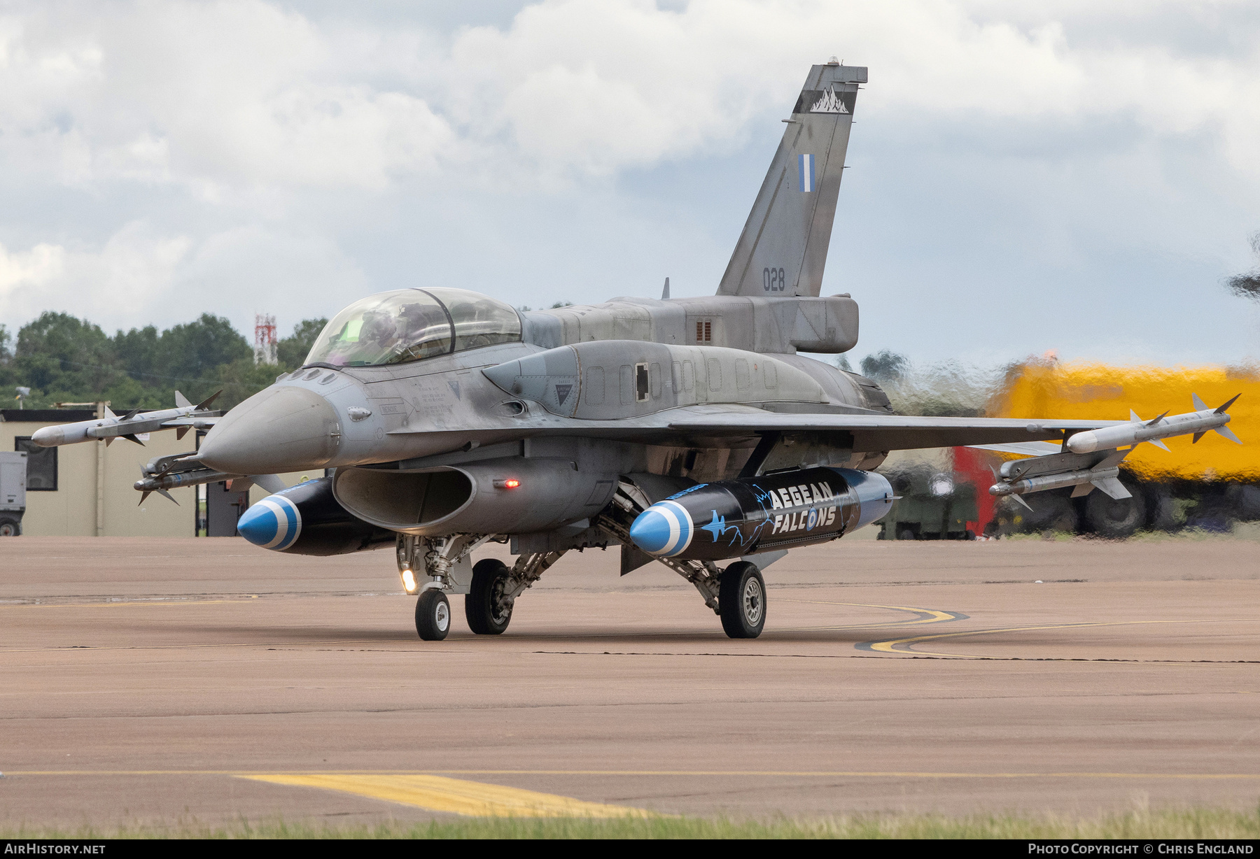 Aircraft Photo of 028 | Lockheed Martin F-16D Fighting Falcon | Greece - Air Force | AirHistory ...