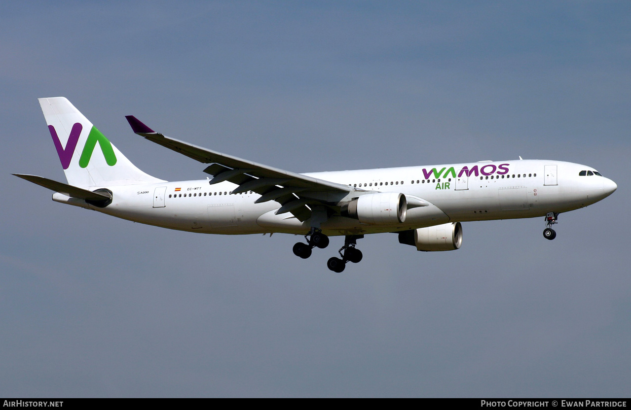 Aircraft Photo of EC-MTT | Airbus A330-223 | Wamos Air | AirHistory.net #733911