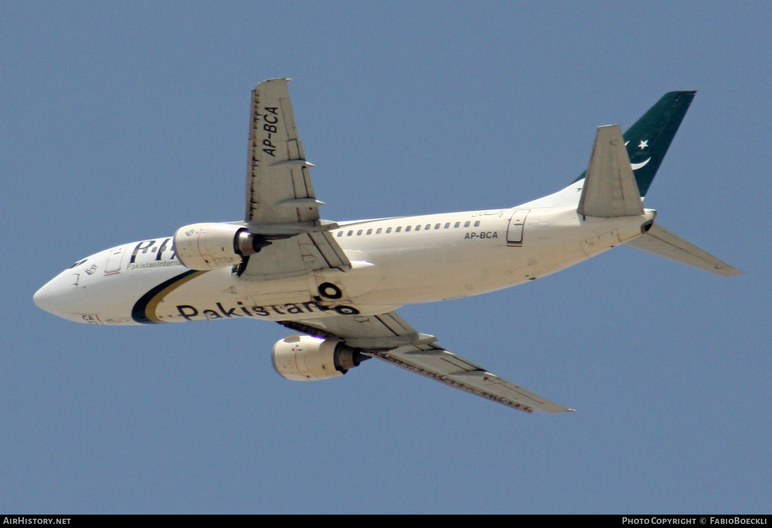 Aircraft Photo of AP-BCA | Boeing 737-340 | Pakistan International Airlines - PIA | AirHistory ...