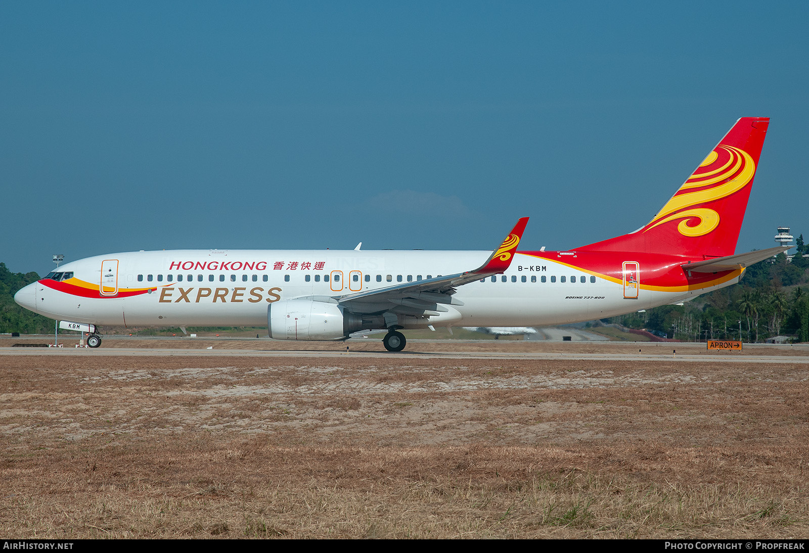 Aircraft Photo of B-KBM | Boeing 737-84P | Hong Kong Express | AirHistory.net #740293