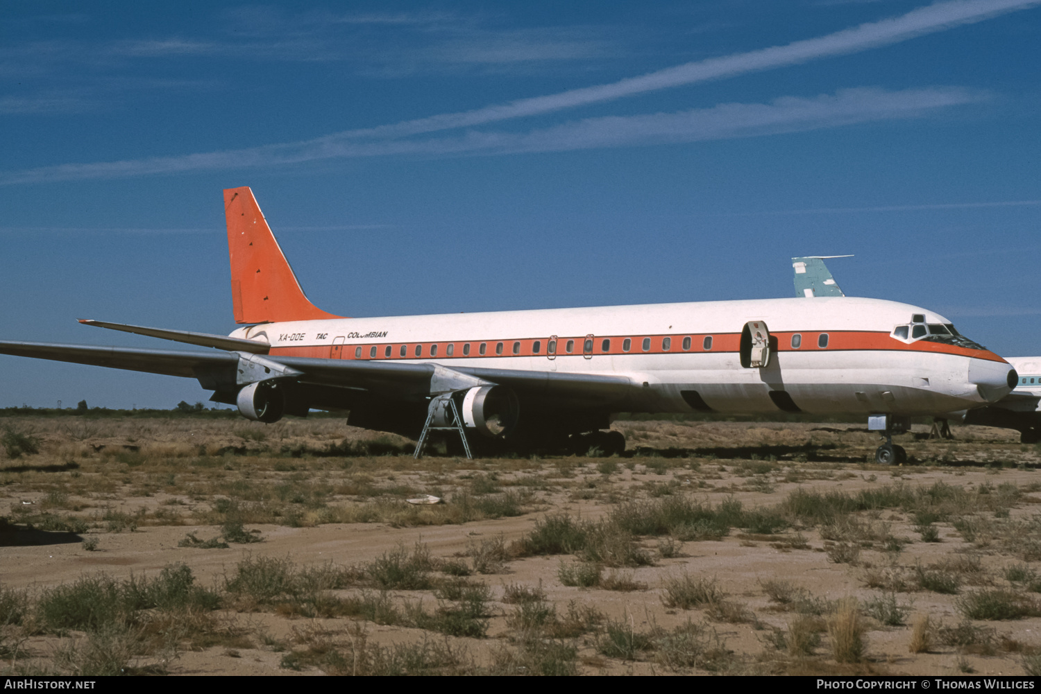 Aircraft Photo of XA-DOE | Douglas DC-8-51 | TAC Colombia - Transportes ...