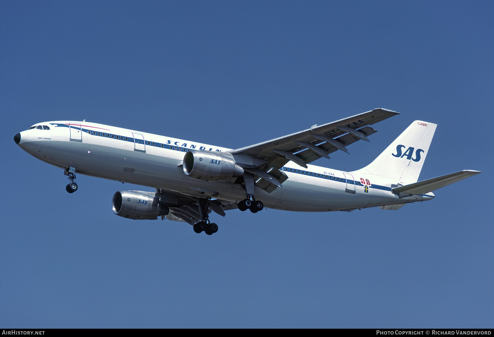 Aircraft Photo of OY-KAA | Airbus A300B2-320 | Scandinavian Airlines - SAS | AirHistory.net #742951