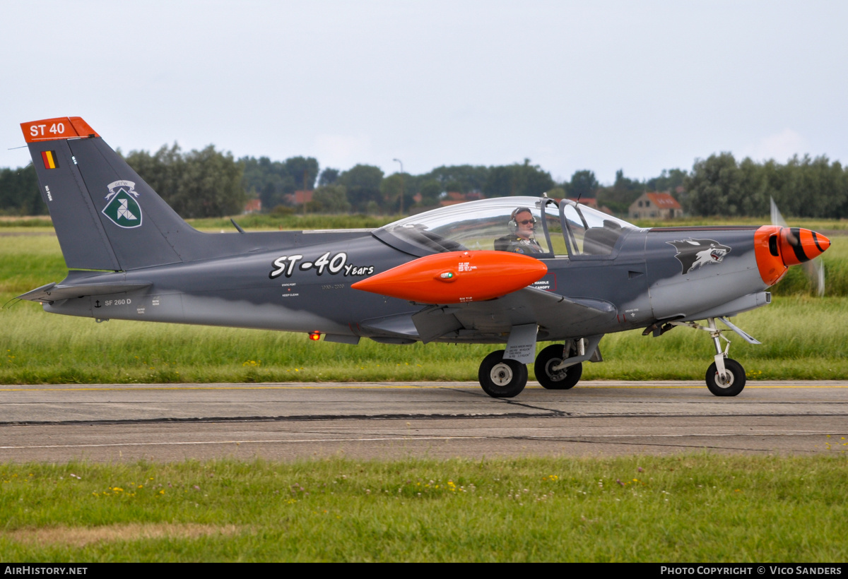 Aircraft Photo of ST-40 | SIAI-Marchetti SF-260D | Belgium - Air Force ...