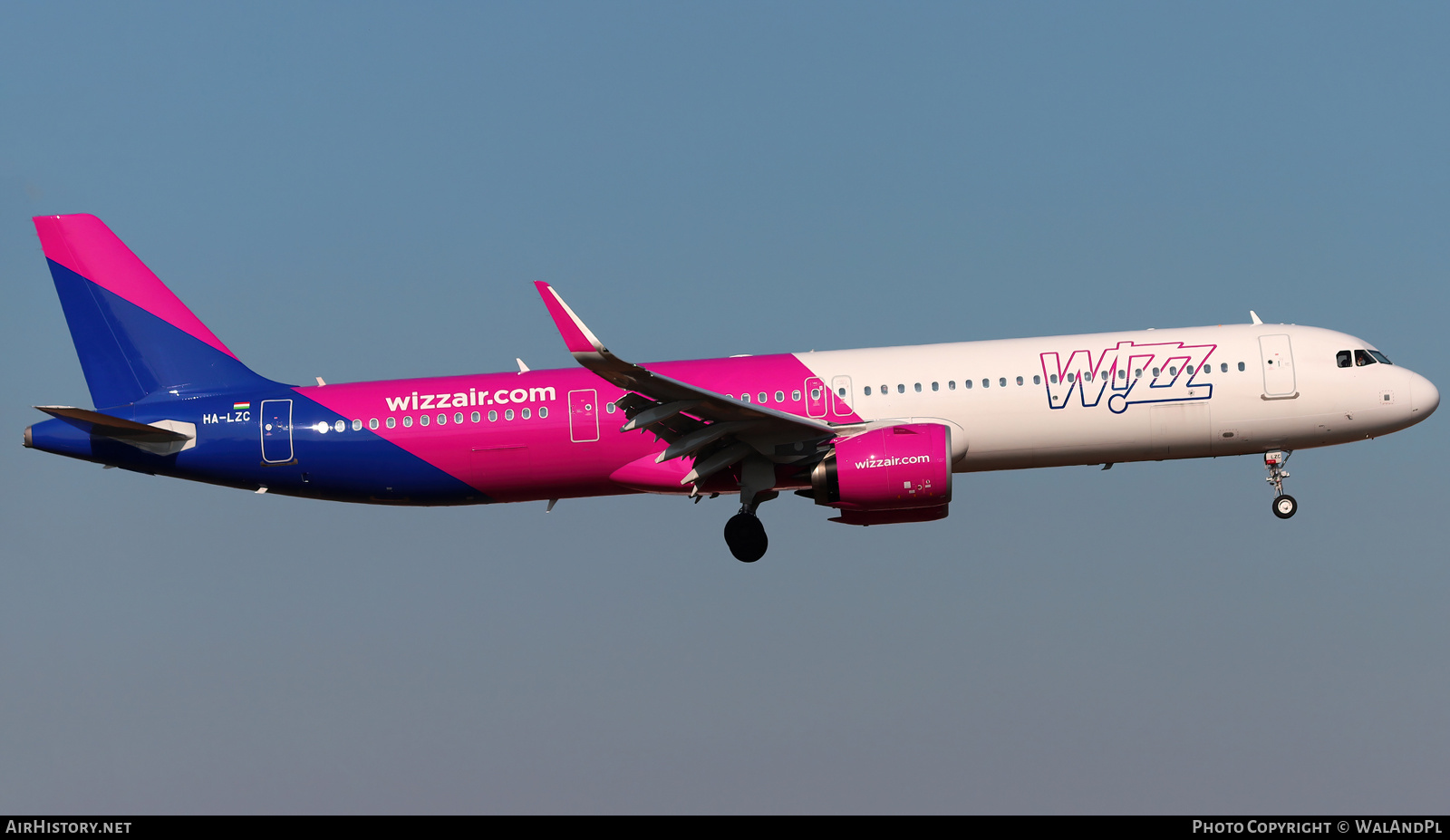 Aircraft Photo of HA-LZC | Airbus A321-271NX | Wizz Air | AirHistory.net #752742