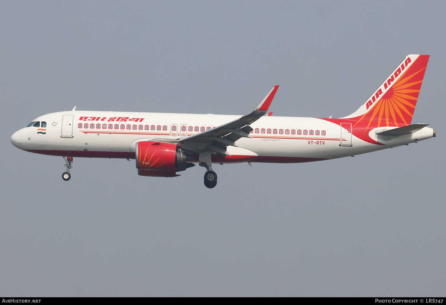Aircraft Photo of VT-RTV | Airbus A320-251N | Air India | AirHistory ...