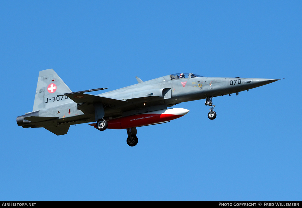 Aircraft Photo of J-3070 | Northrop F-5E Tiger II | Switzerland - Air Force | AirHistory.net #756467