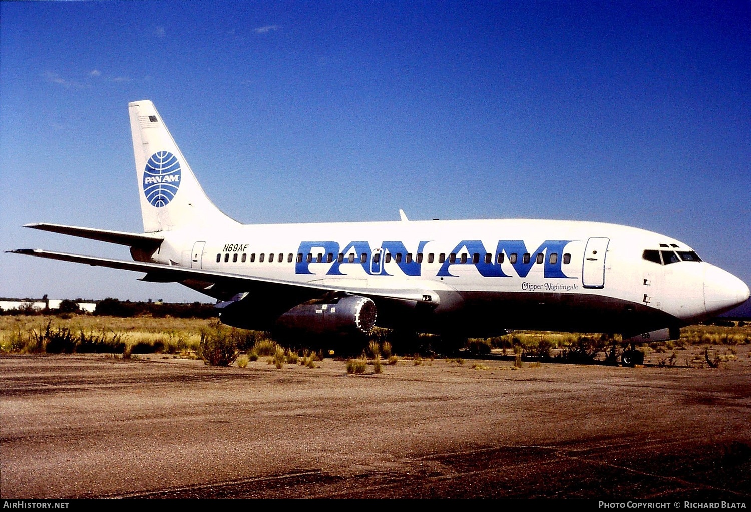 Aircraft Photo of N69AF | Boeing 737-222 | Pan American World Airways ...