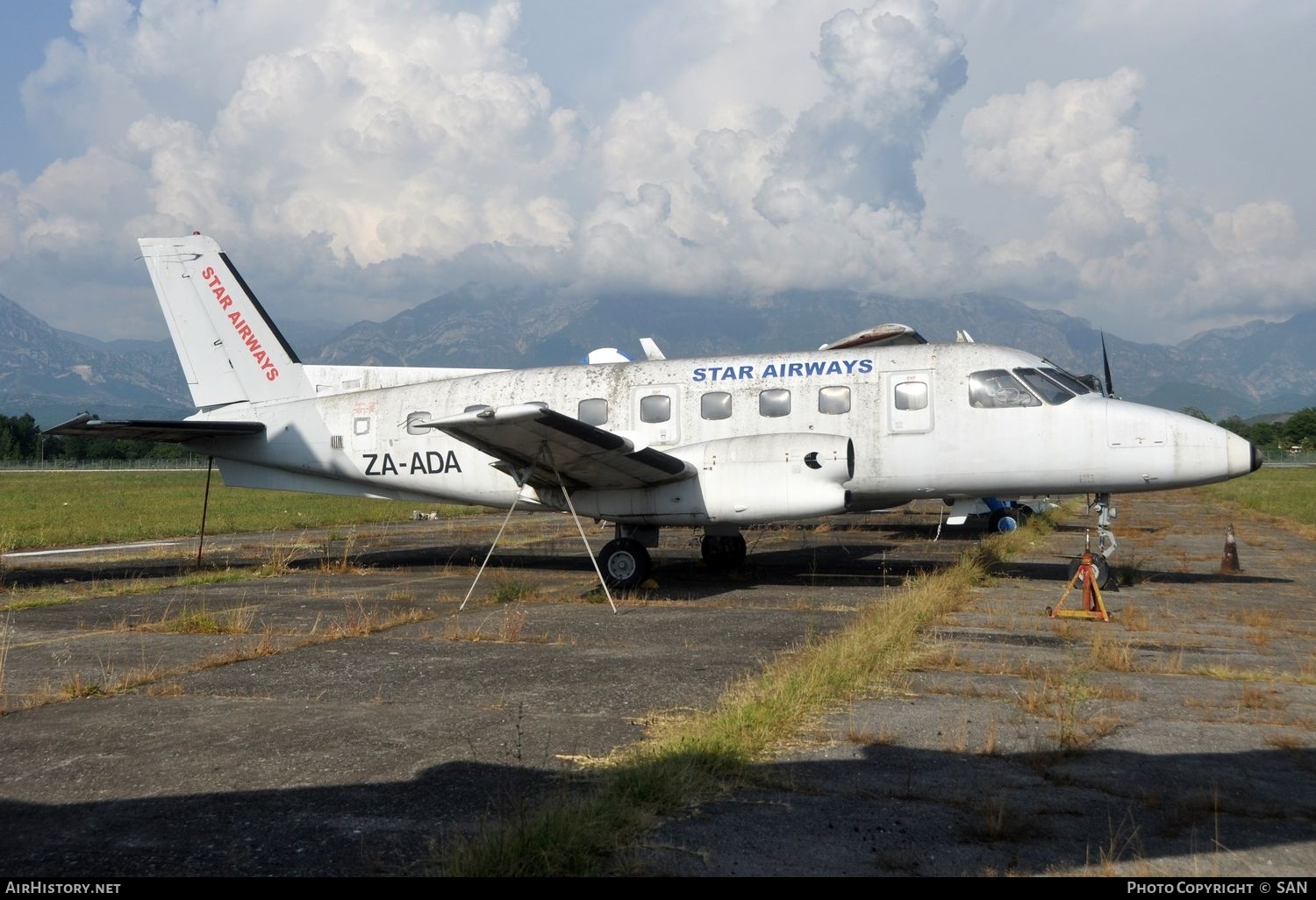 Aircraft Photo of ZA-ADA | Embraer EMB-110P2 Bandeirante | Ada Air | AirHistory.net #759566